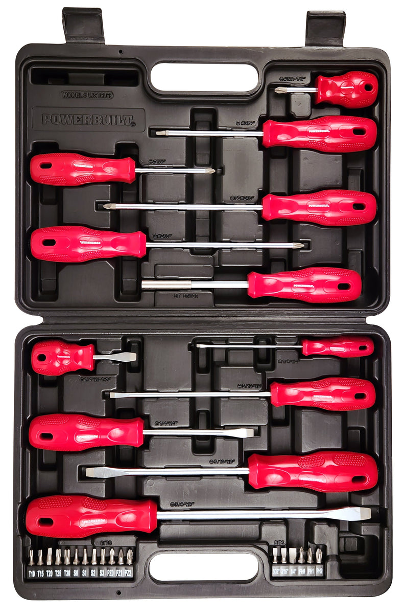 Screwdriver | POWERBUILT 31pc Screwdriver set | Herbos Equipment