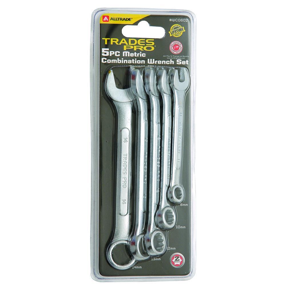 Trades Pro 5Pc Metric R&Oe Spanner Set – Herbos Equipment